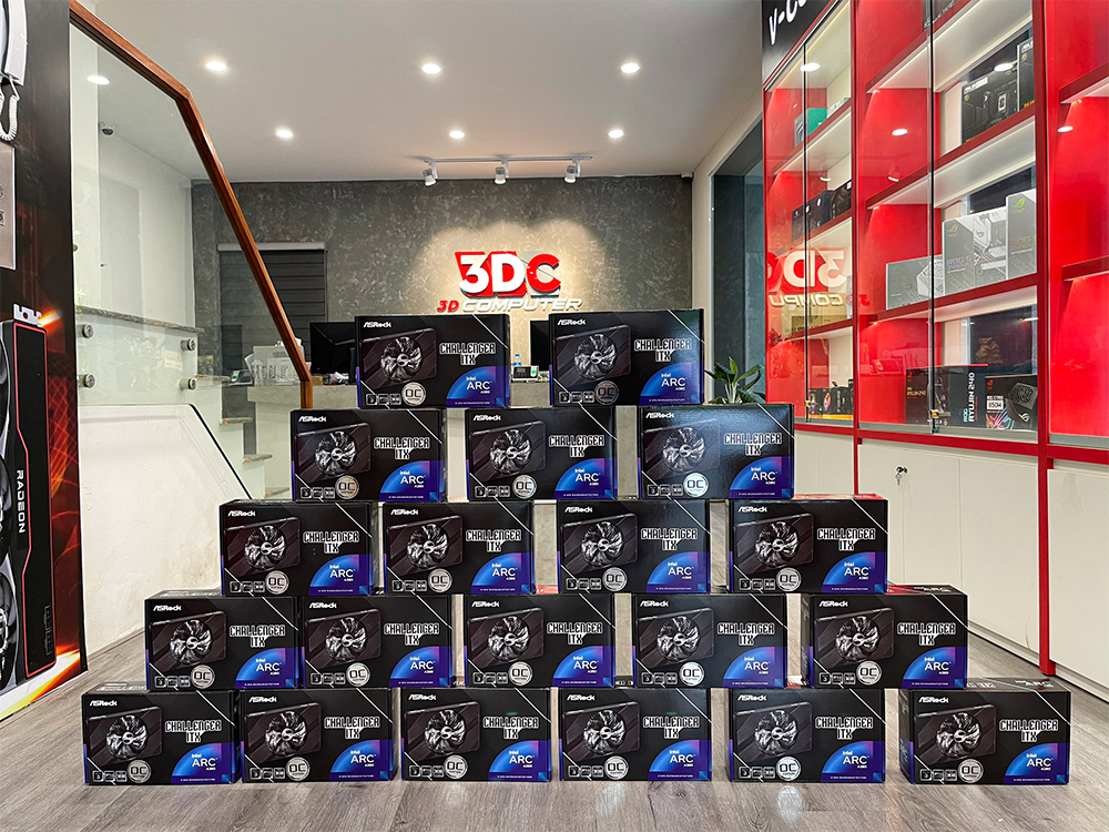 VGA ASRock Intel Arc A380 Challenger ITX 6GB OC | 3D Computer