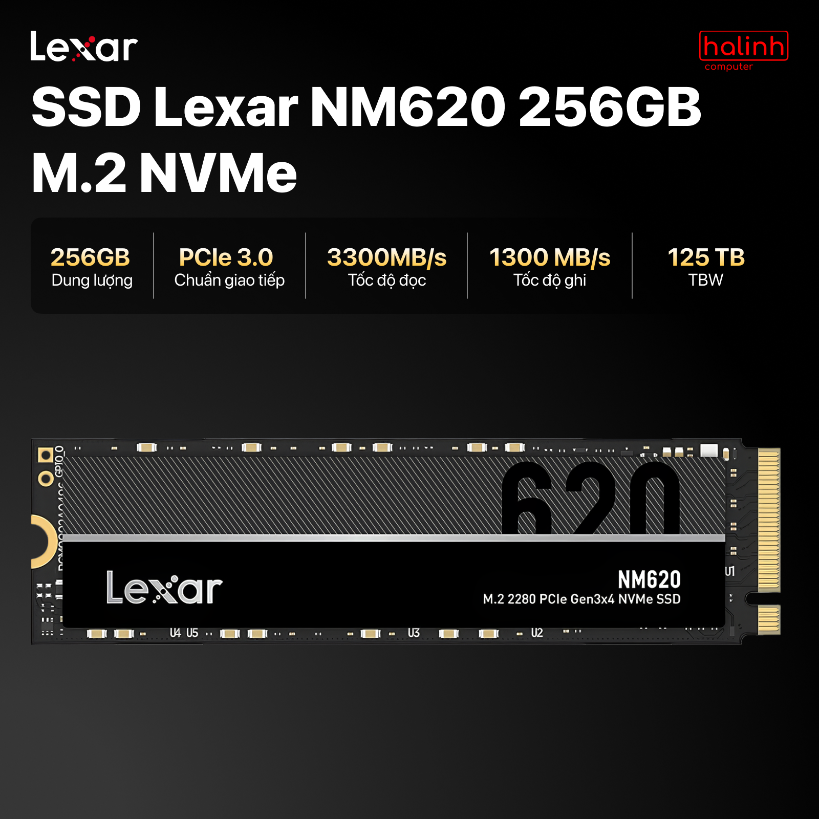 C ng SSD Lexar NM620 256GB M 2 NVMe H Linh Computer C ng SSD Lexar NM620 256GB M 2 NVMe H Linh Computer